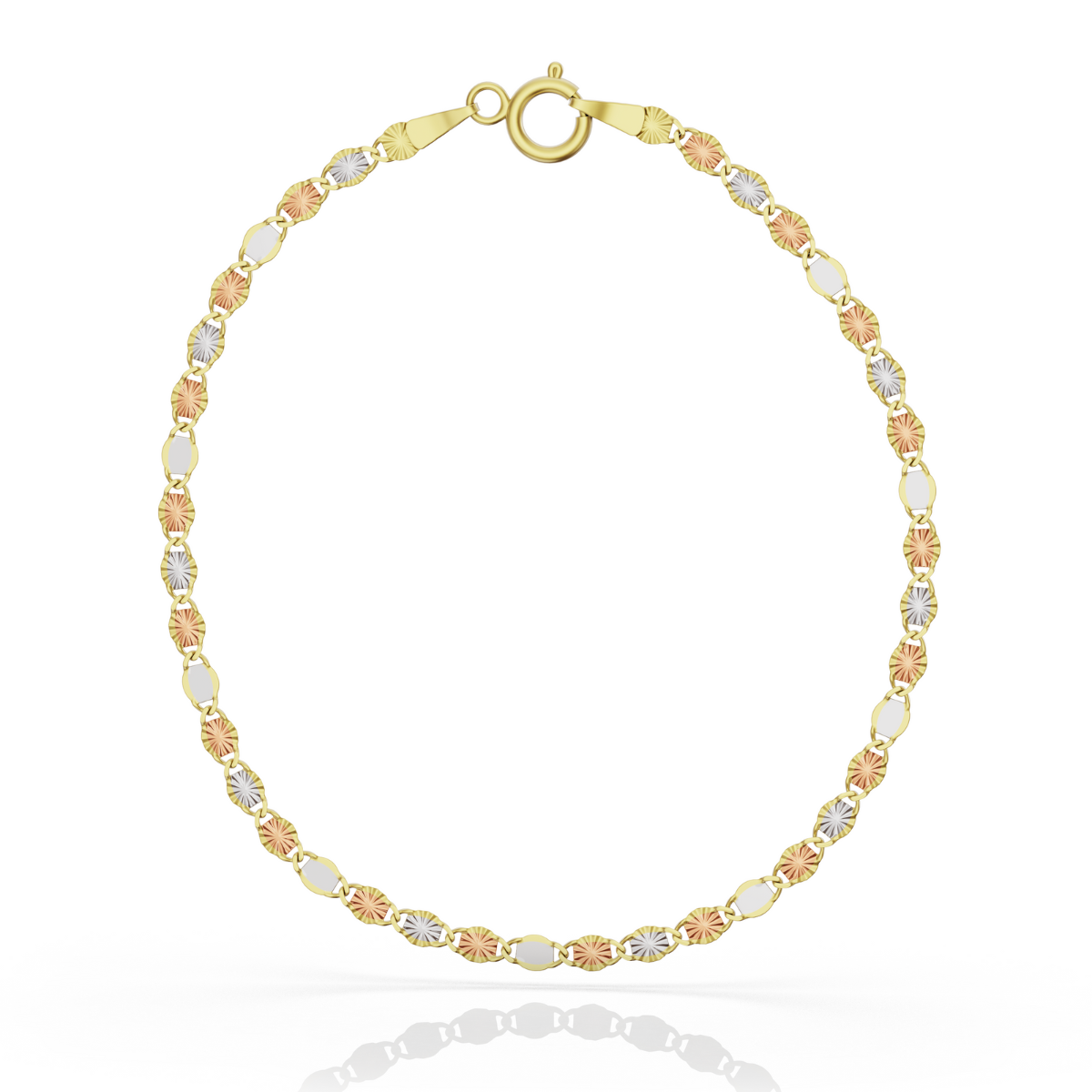 Pulsera Valentino Tricolor 2.5mm – Romantika Joyas